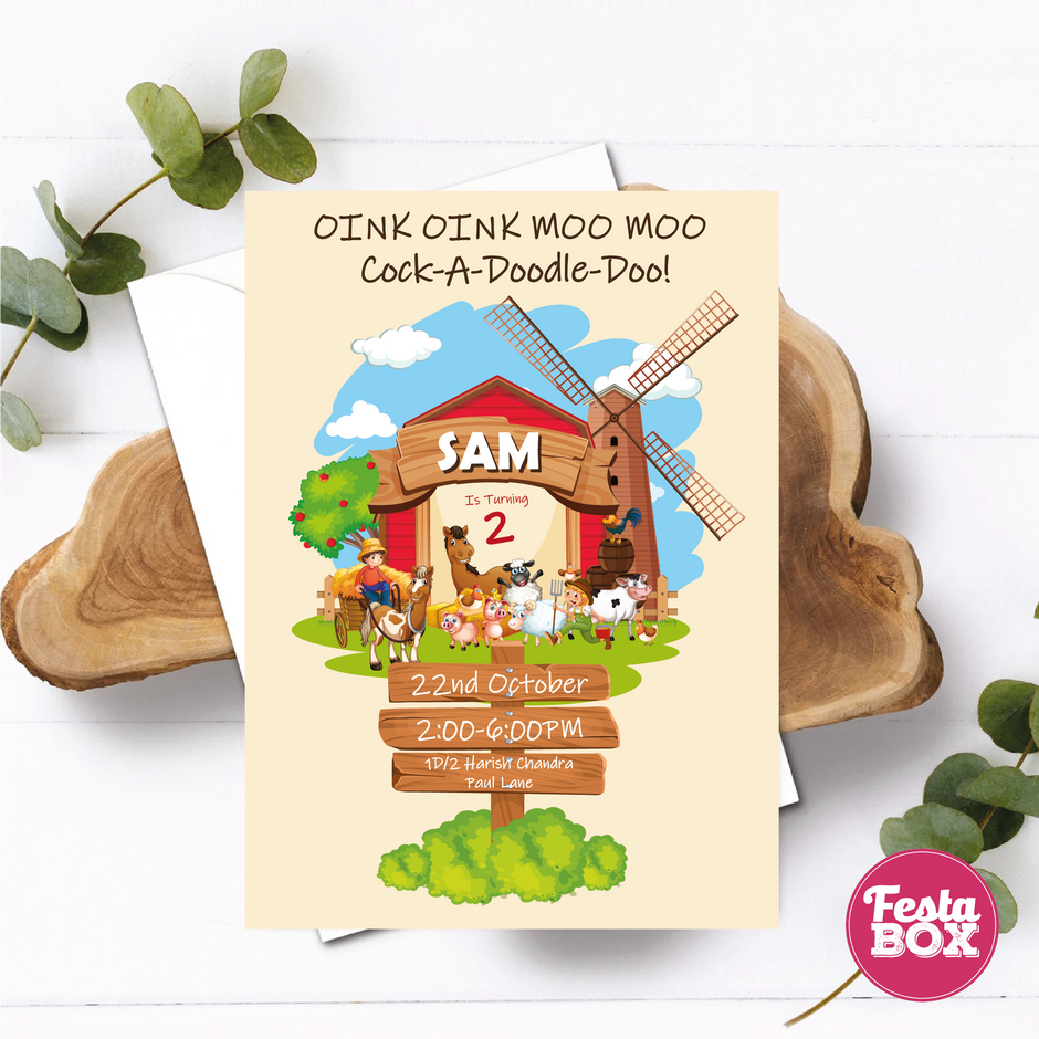 Birthday Party - Farm Animals Theme – Festabox